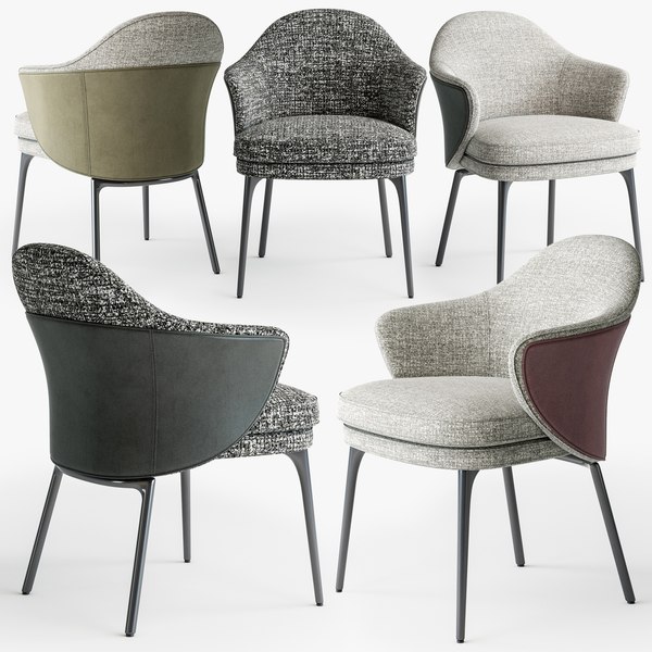 3D minotti lance chair - TurboSquid 1287073