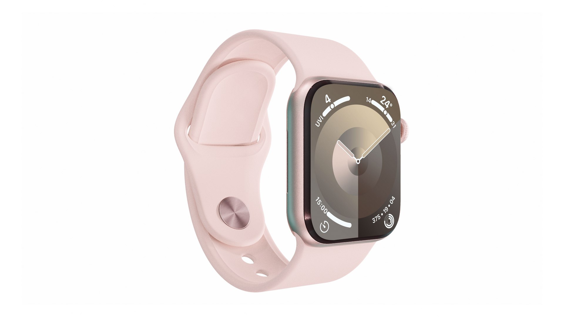 Apple Watch Series 9 Sport Band Starlight Color Model - TurboSquid 2139370