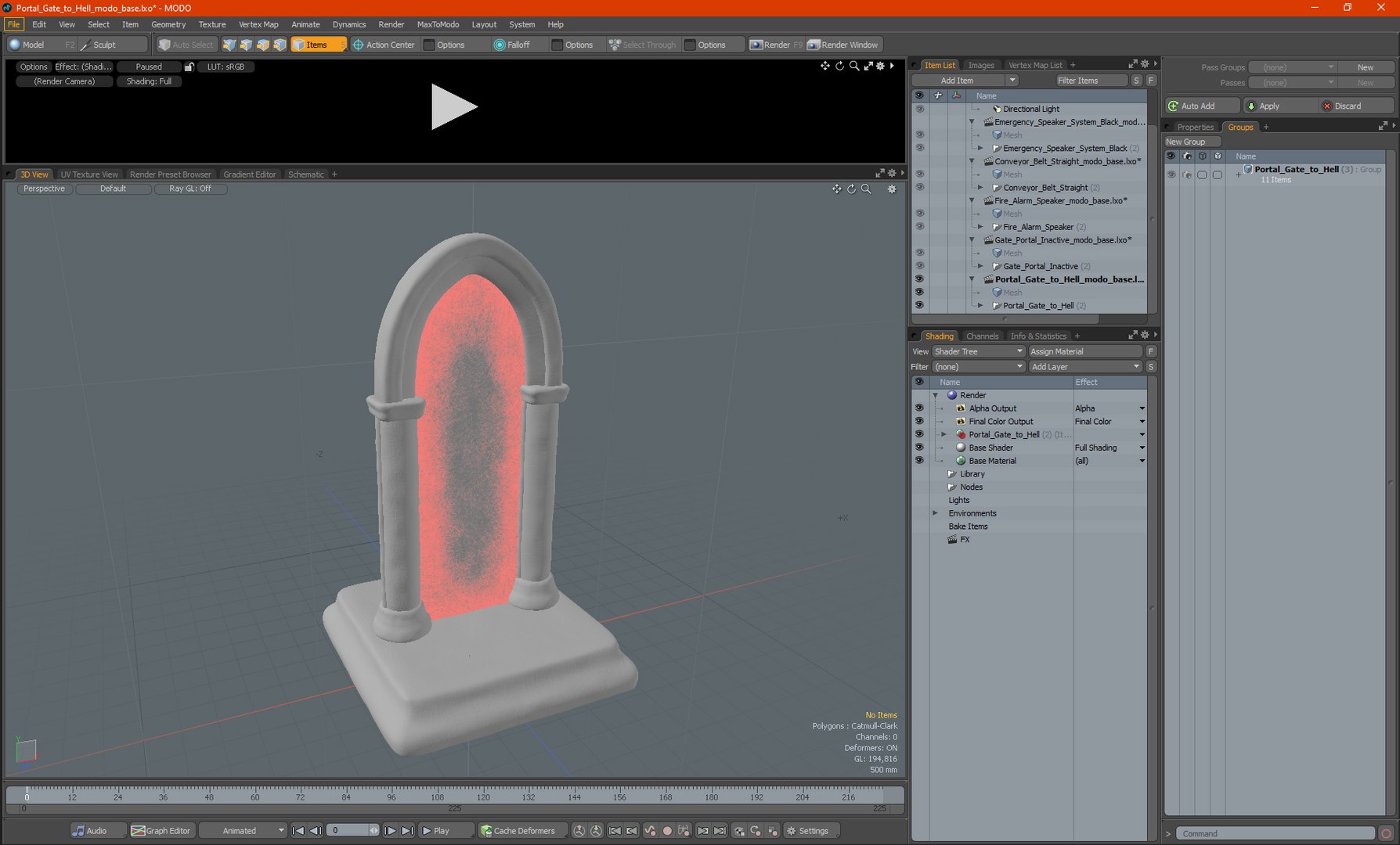 3D Portal Gate To Hell - TurboSquid 2025457