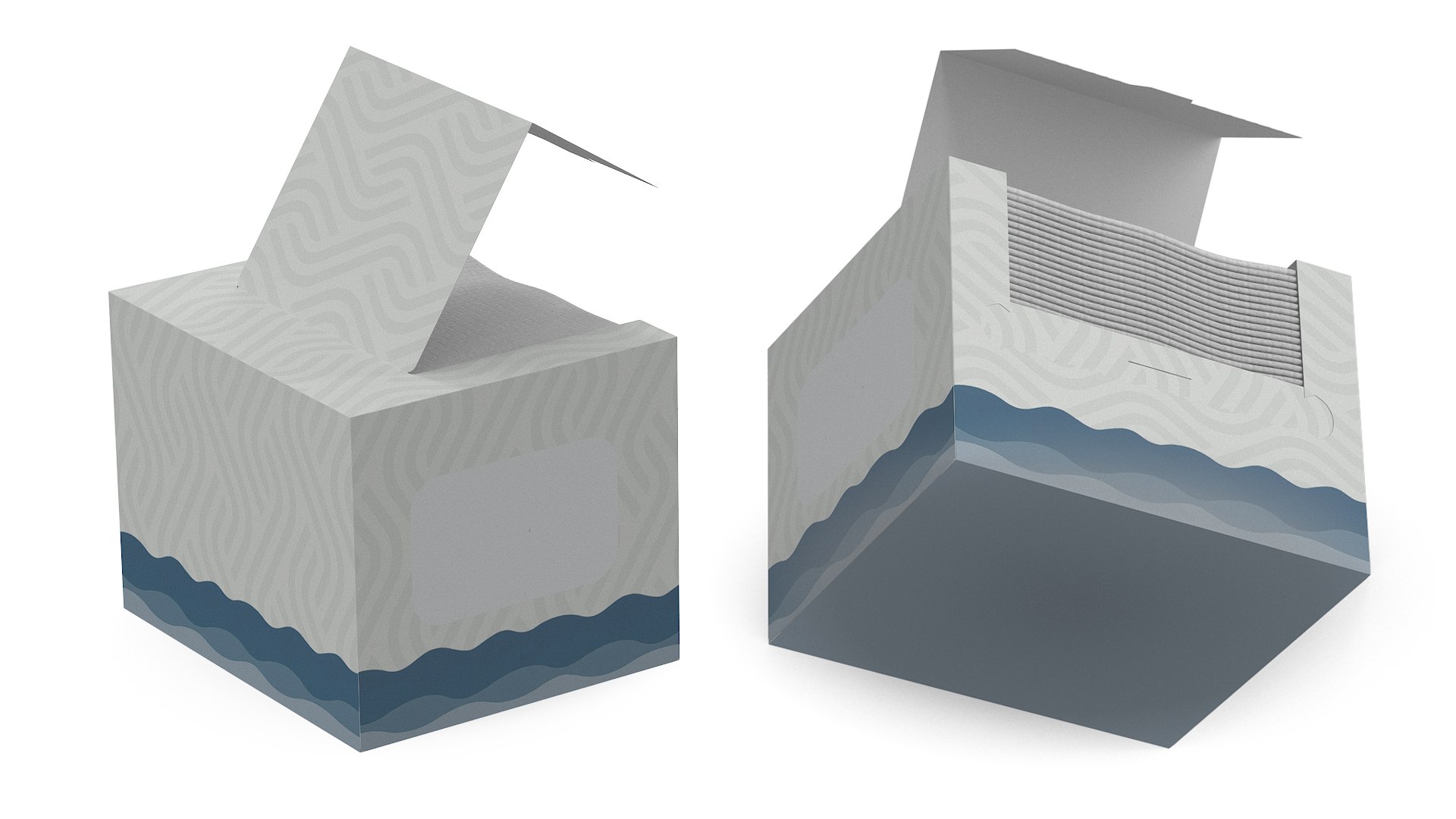 3D Mockup Clean Paper Towel Box Model - TurboSquid 2252643