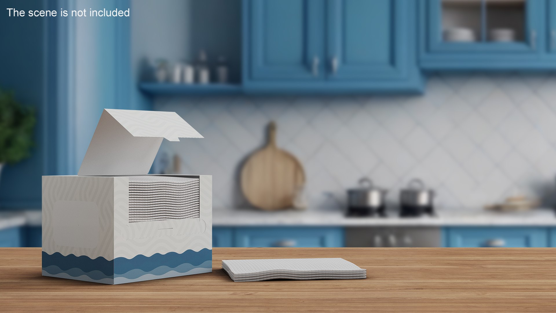 3D Mockup Clean Paper Towel Box Model - TurboSquid 2252643