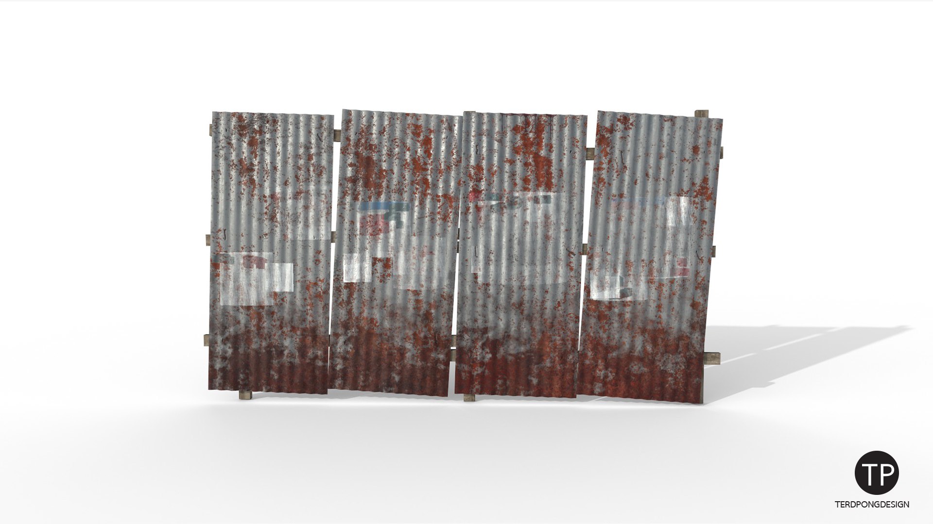 Roof Galvanized Wall 3D Model - TurboSquid 1547346