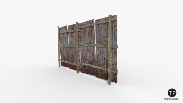 Roof galvanized wall 3D model - TurboSquid 1547346