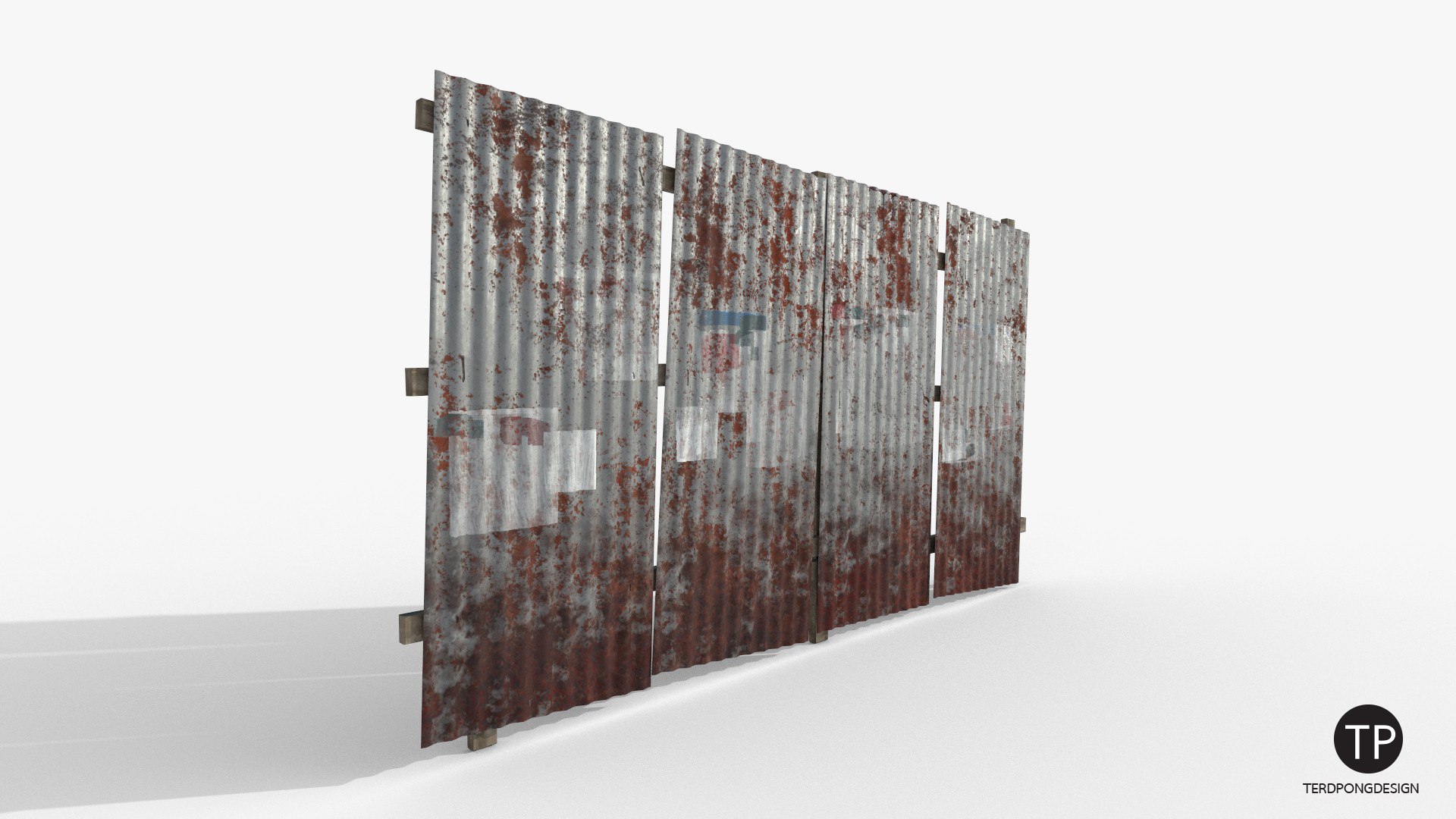 Roof Galvanized Wall 3D Model - TurboSquid 1547346