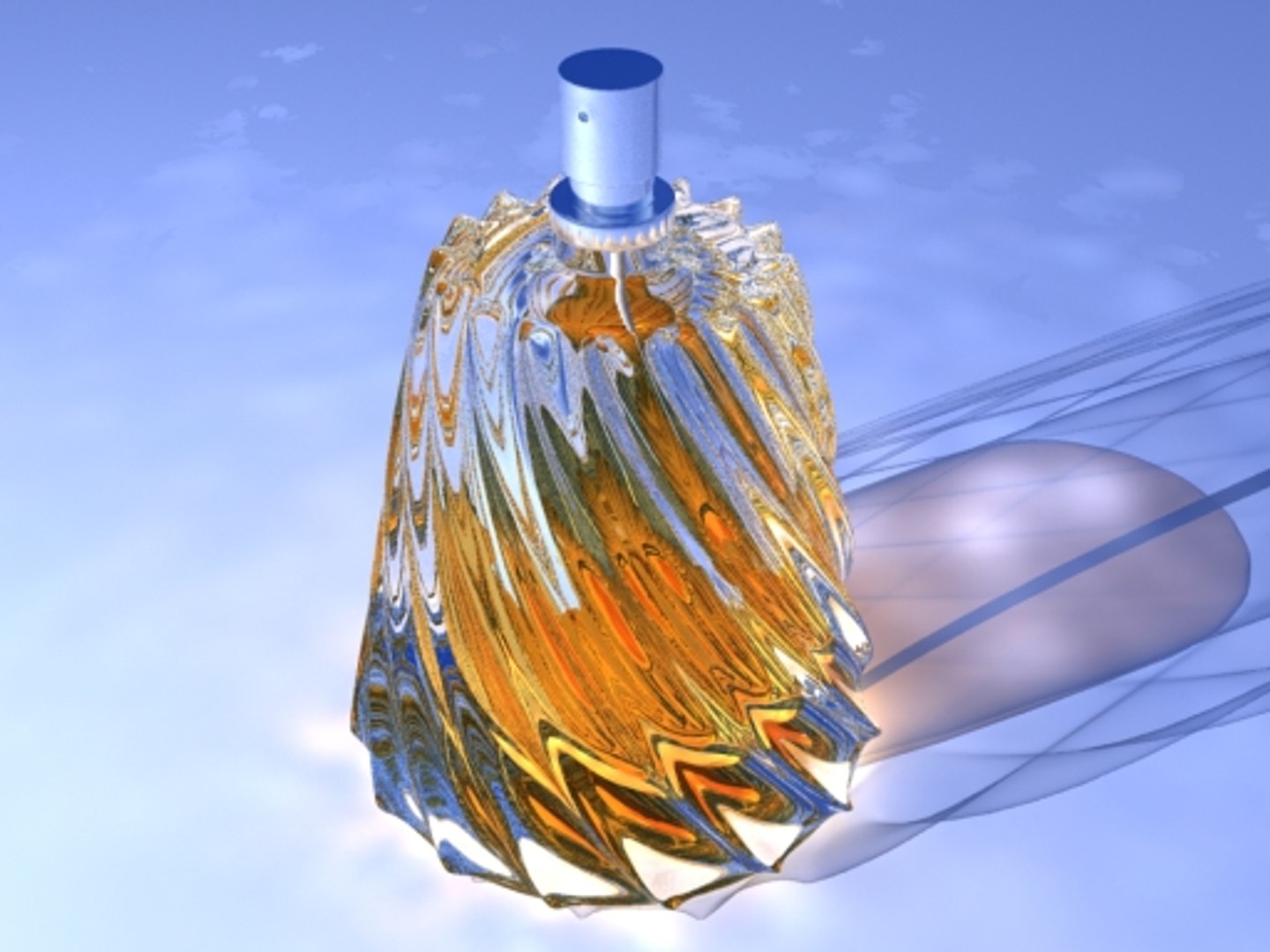 3d max perfume bottle