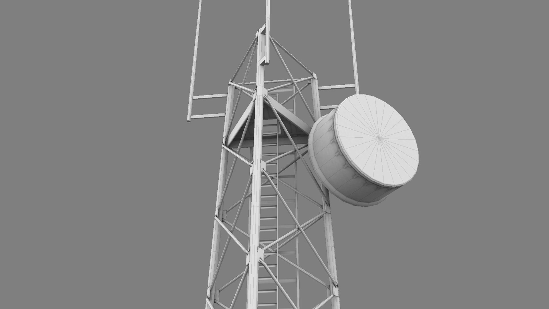 3D LA CellTower Truss 26M - TurboSquid 2060622