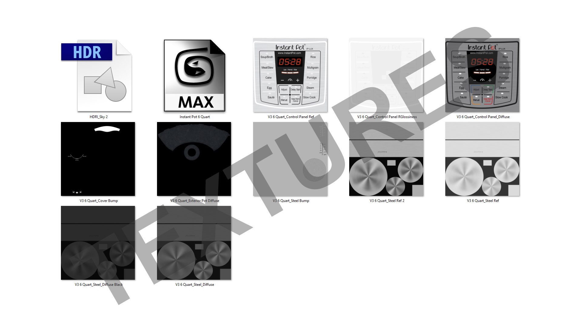 Cooker pressure electric 3D - TurboSquid 1465377