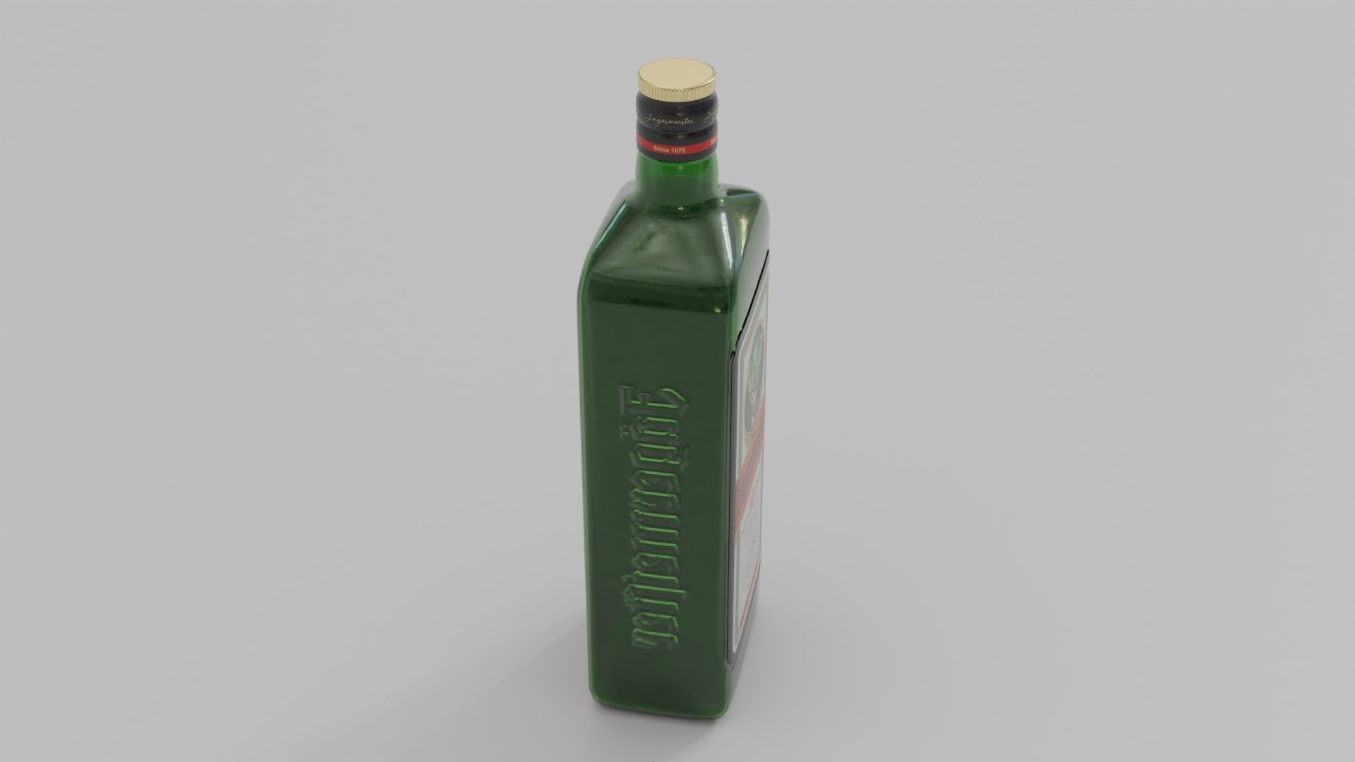 Jagermeister Bottle 3D Model - TurboSquid 2242755