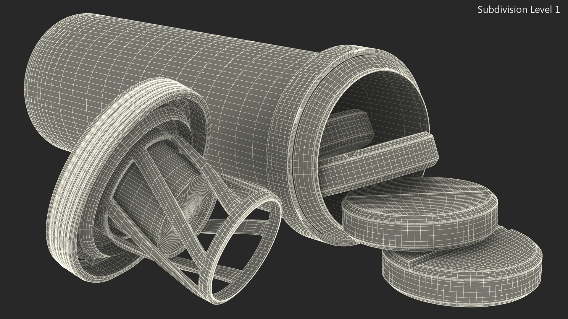 3D Model Effervescent Tablet Package 10 Tabs Open - TurboSquid 2211530