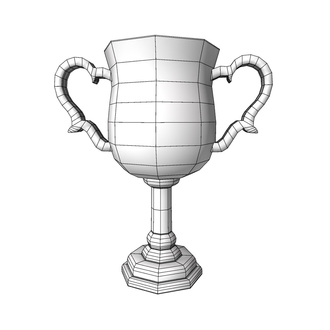 3d Awards Trophies Model