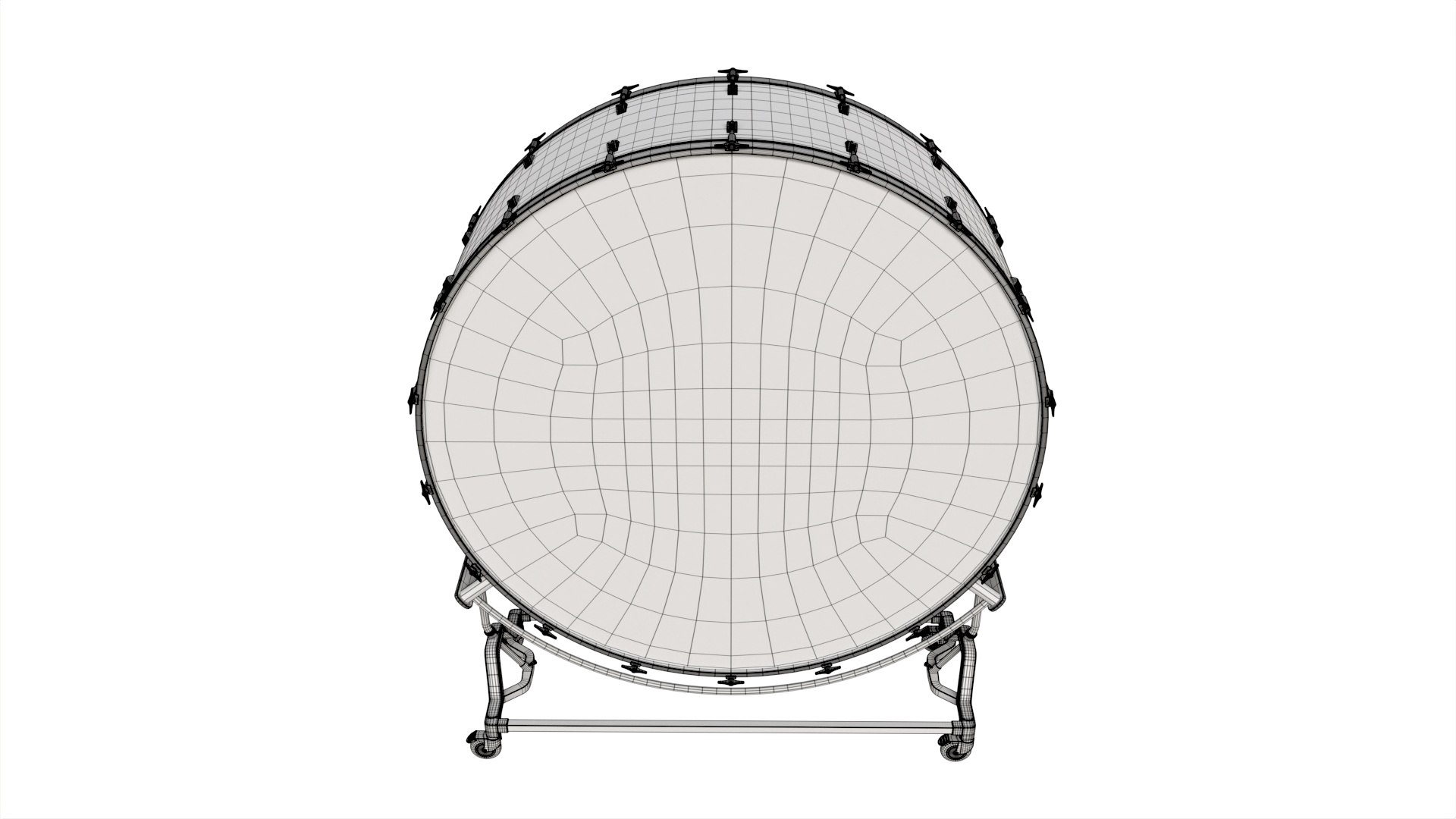 Concert Bass Drum 3D - TurboSquid 2151295