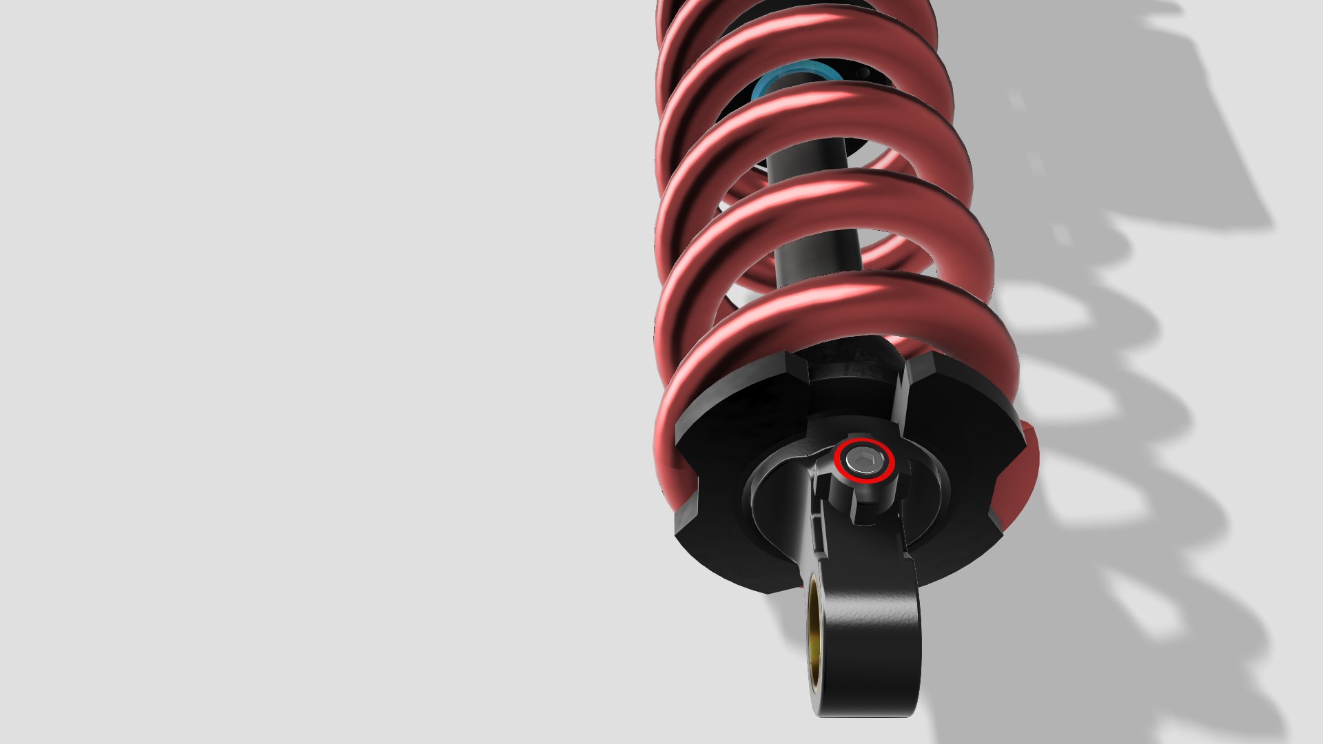 Rockshox shock absorber 3D model - TurboSquid 1685235