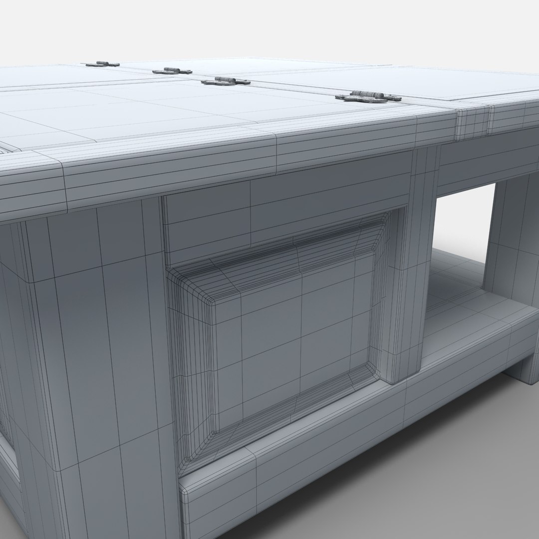 Acapulco Chest Furniture Arcon 3d Model