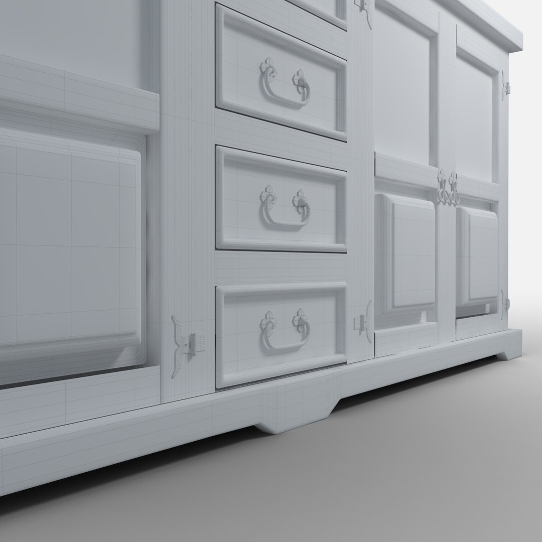 Acapulco Chest Furniture Arcon 3d Model