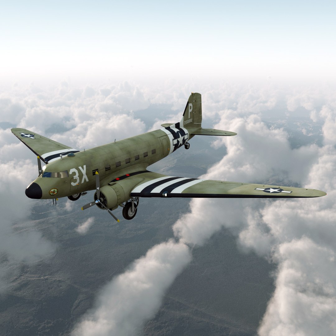 3d douglas dc 3 ged