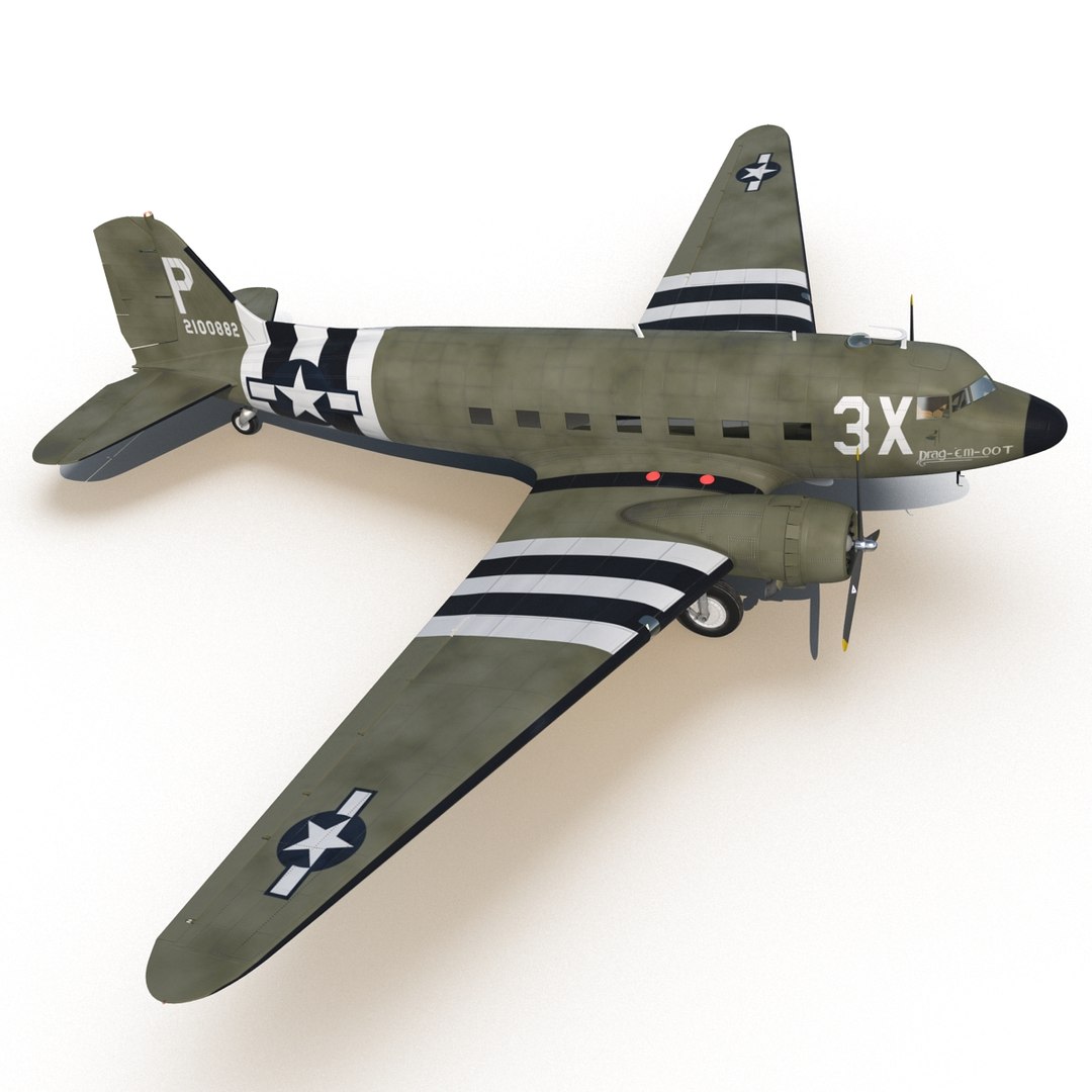 3d douglas dc 3 ged