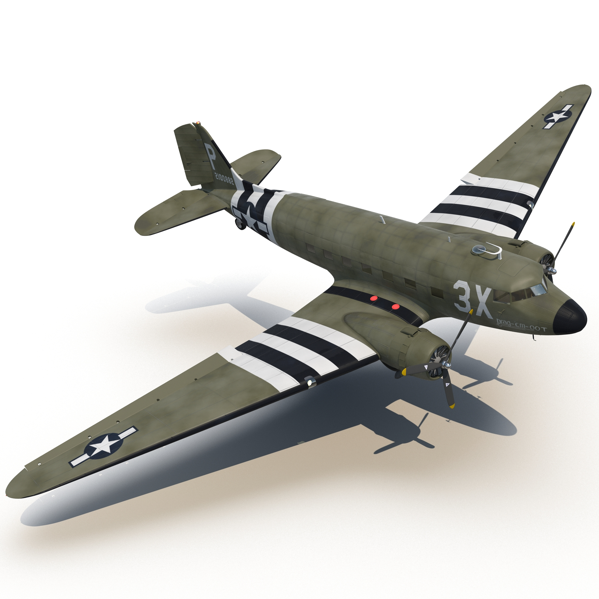 3d douglas dc 3 ged