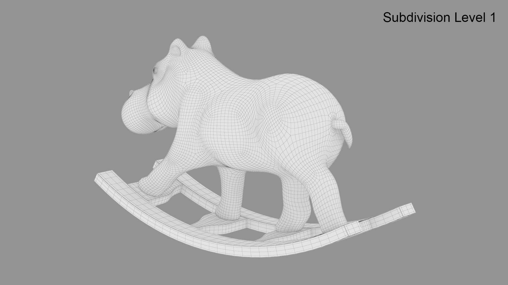 Rocking Hippo Model - TurboSquid 1682265