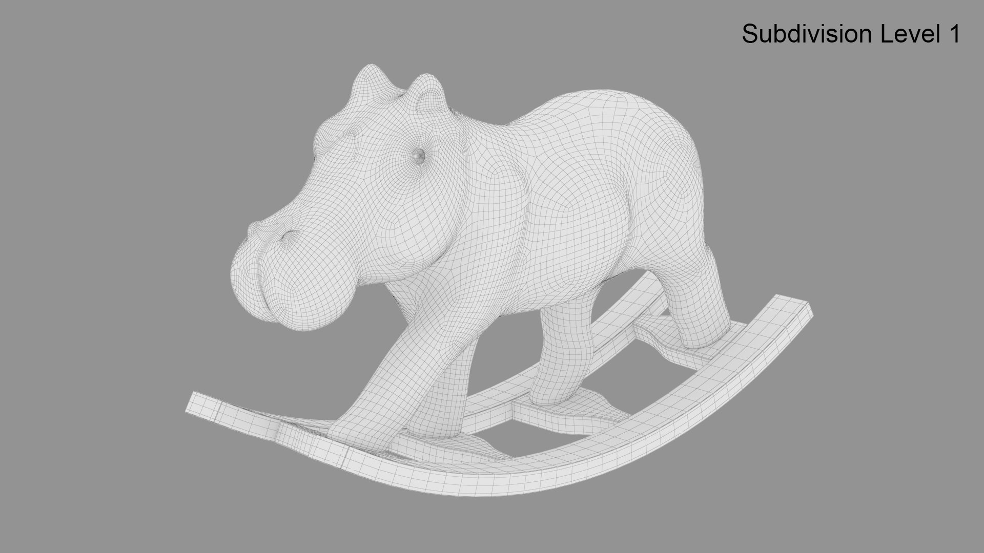 Rocking Hippo Model - TurboSquid 1682265