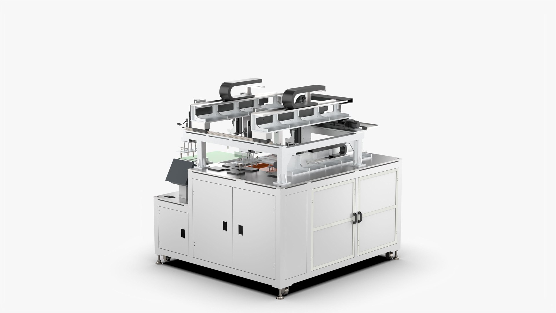 3D Automatic PCB Flat Plate Loading Machine Model - TurboSquid 2027074