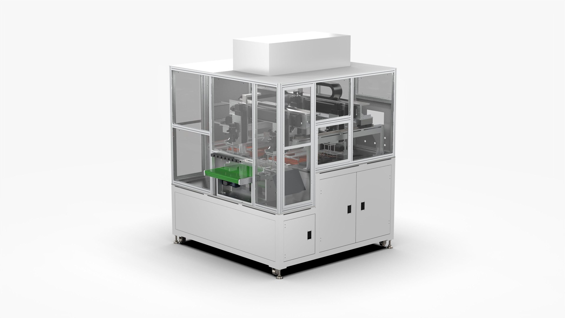 3D Automatic PCB Flat Plate Loading Machine Model - TurboSquid 2027074