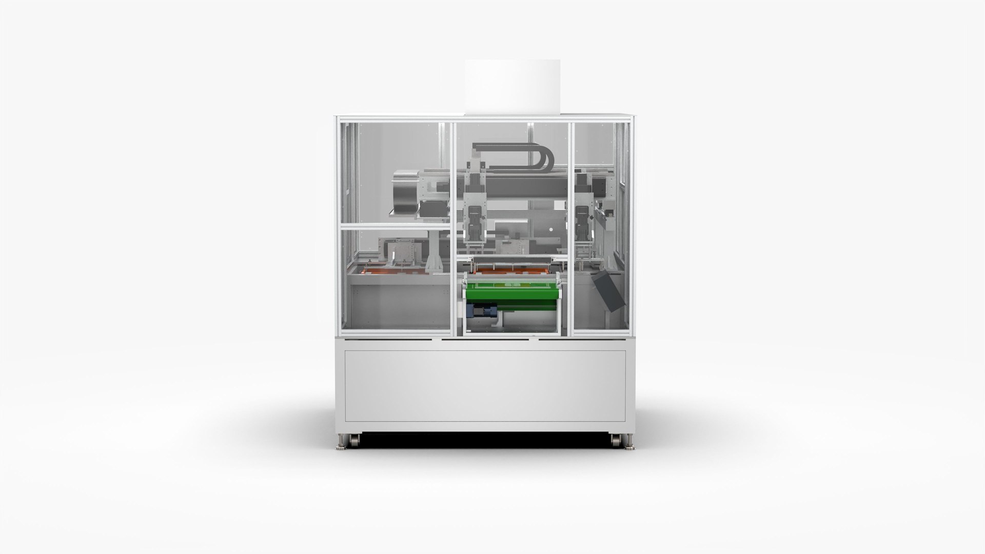 3D Automatic PCB Flat Plate Loading Machine Model - TurboSquid 2027074