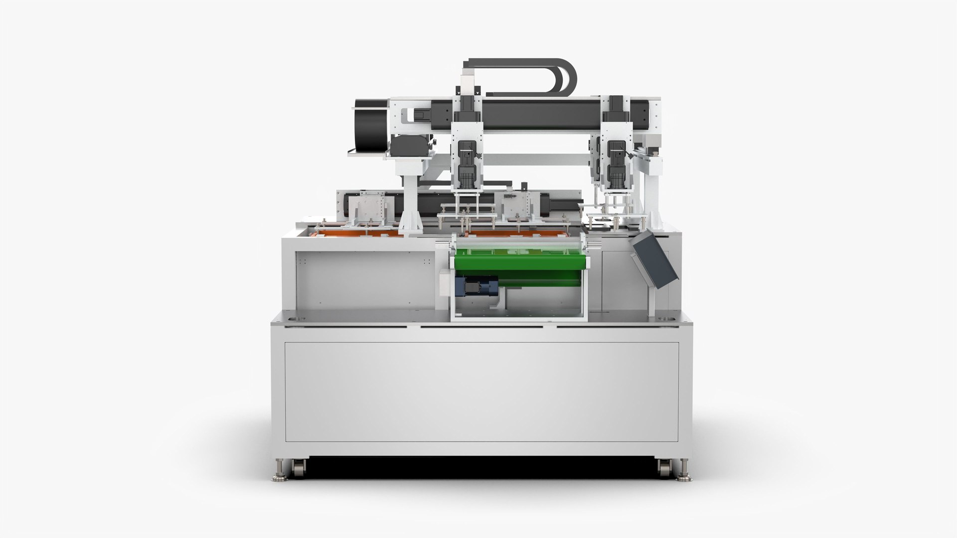 3D Automatic PCB Flat Plate Loading Machine Model - TurboSquid 2027074