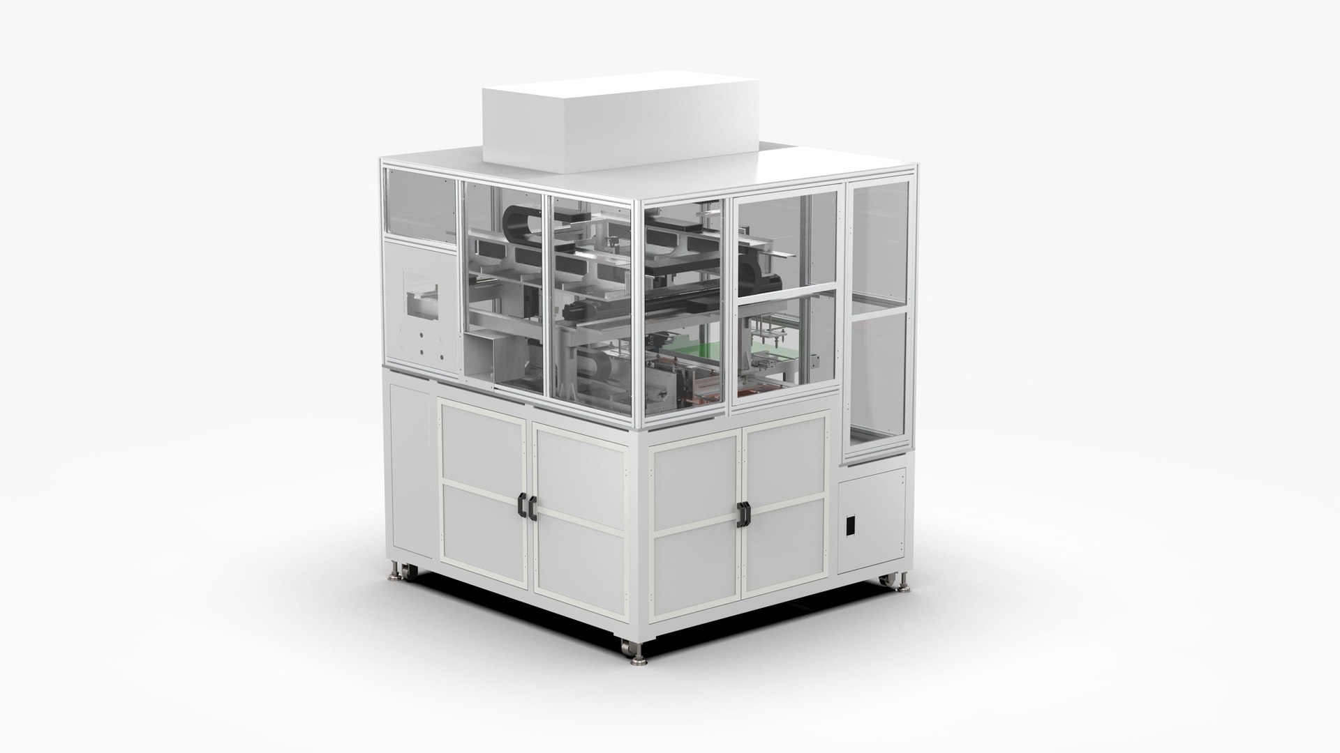 3D Automatic PCB Flat Plate Loading Machine Model - TurboSquid 2027074