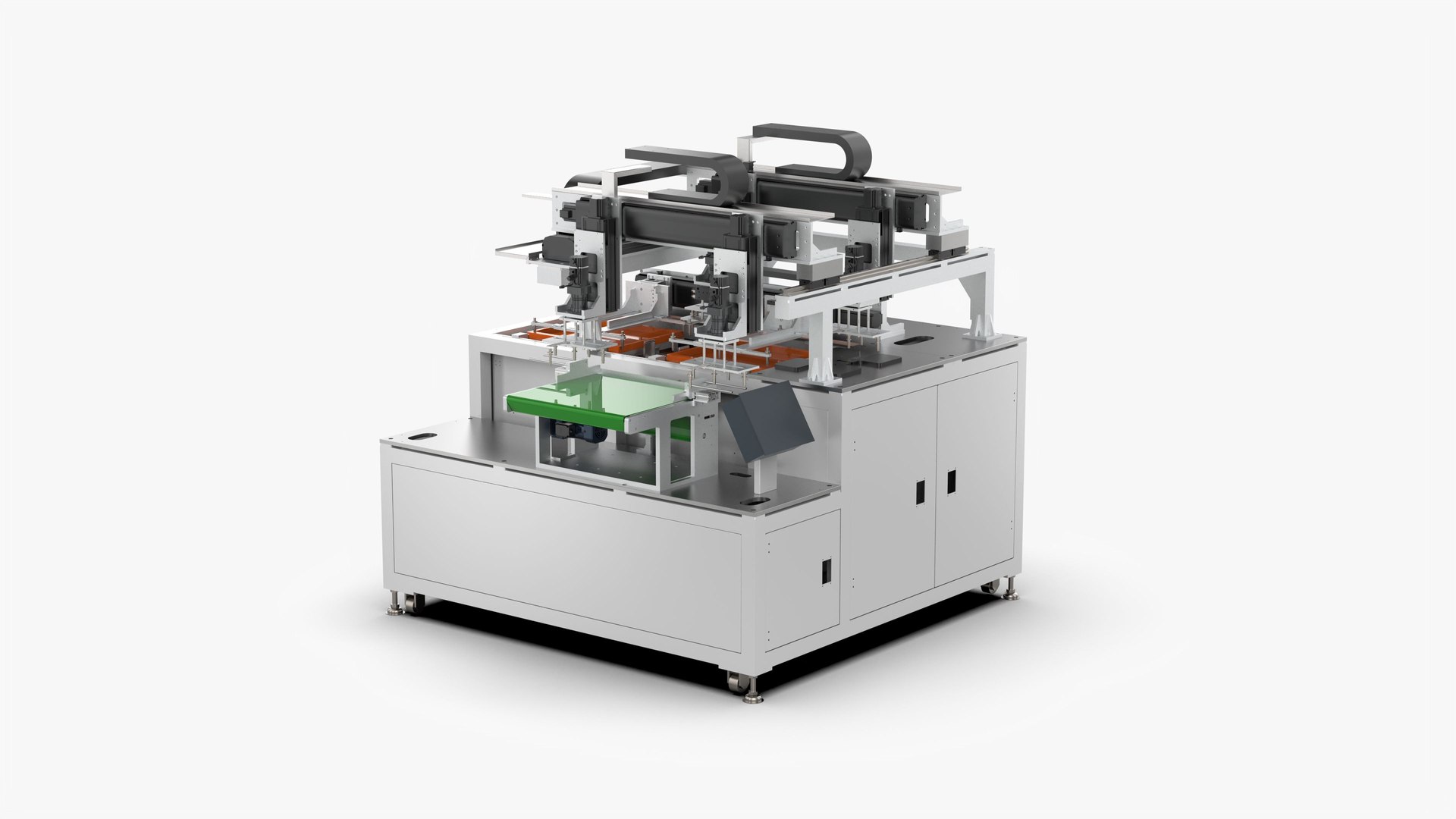 3D Automatic PCB Flat Plate Loading Machine Model - TurboSquid 2027074
