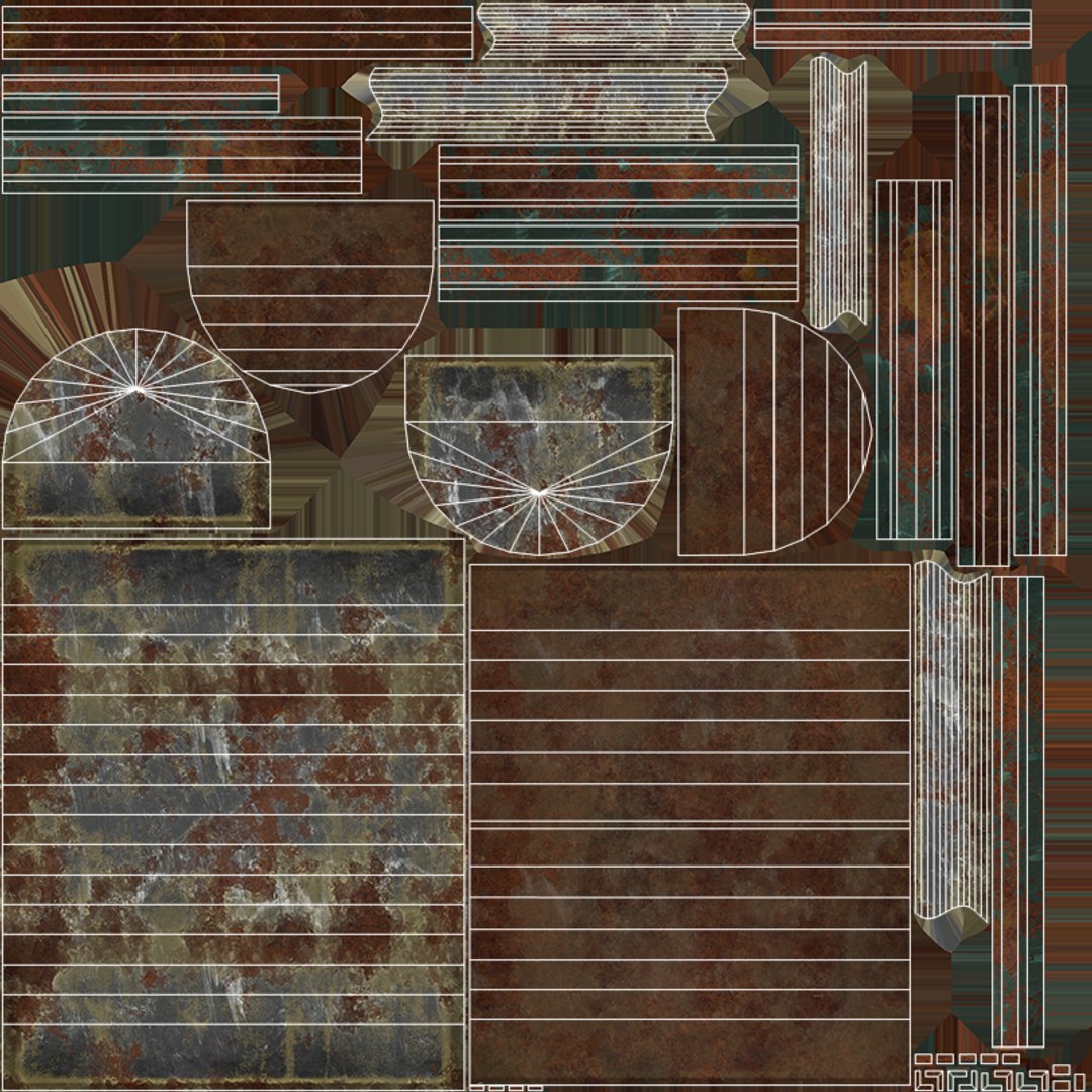 Realistic Metal Trough - PBR Low Poly 3D model - TurboSquid 2050590