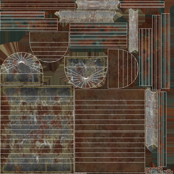 Realistic Metal Trough - PBR Low Poly 3D model - TurboSquid 2050590