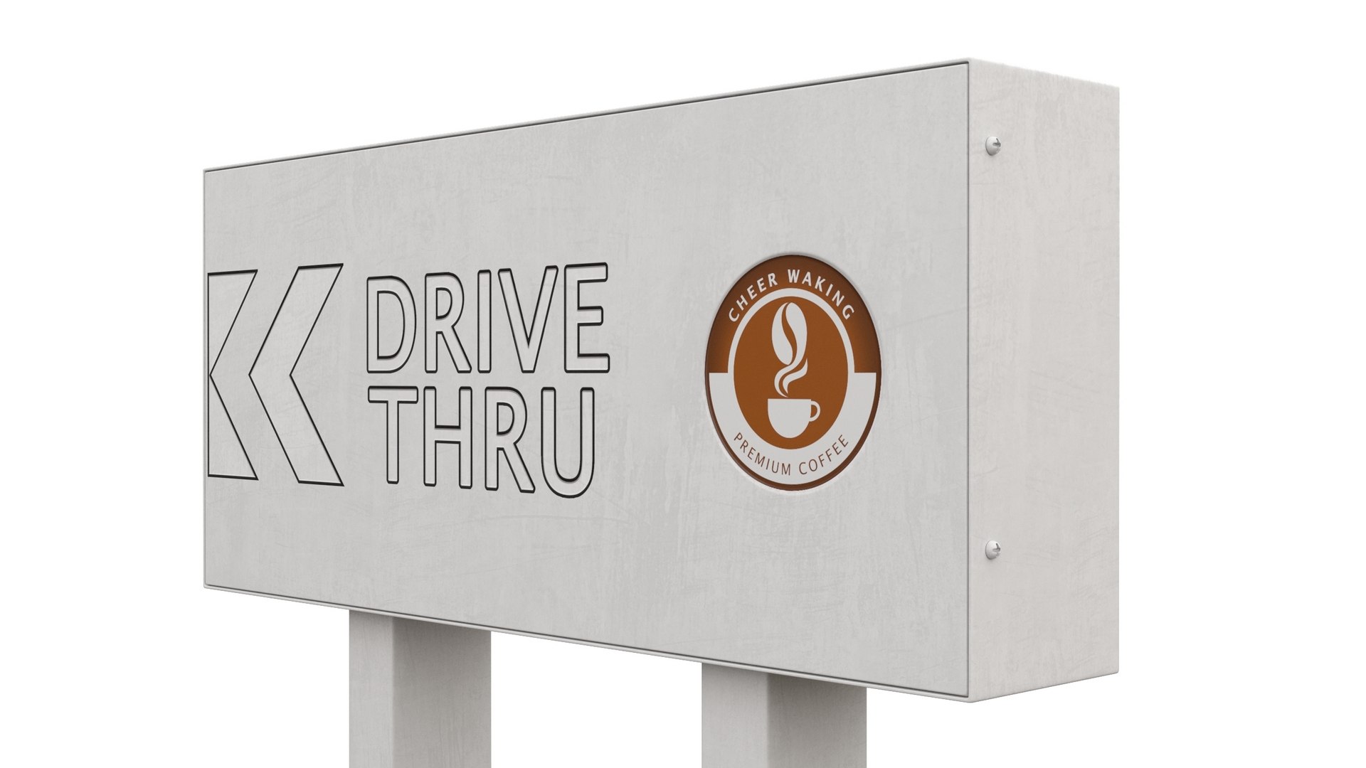 Coffee Shop Signs Collection Model - TurboSquid 2299501