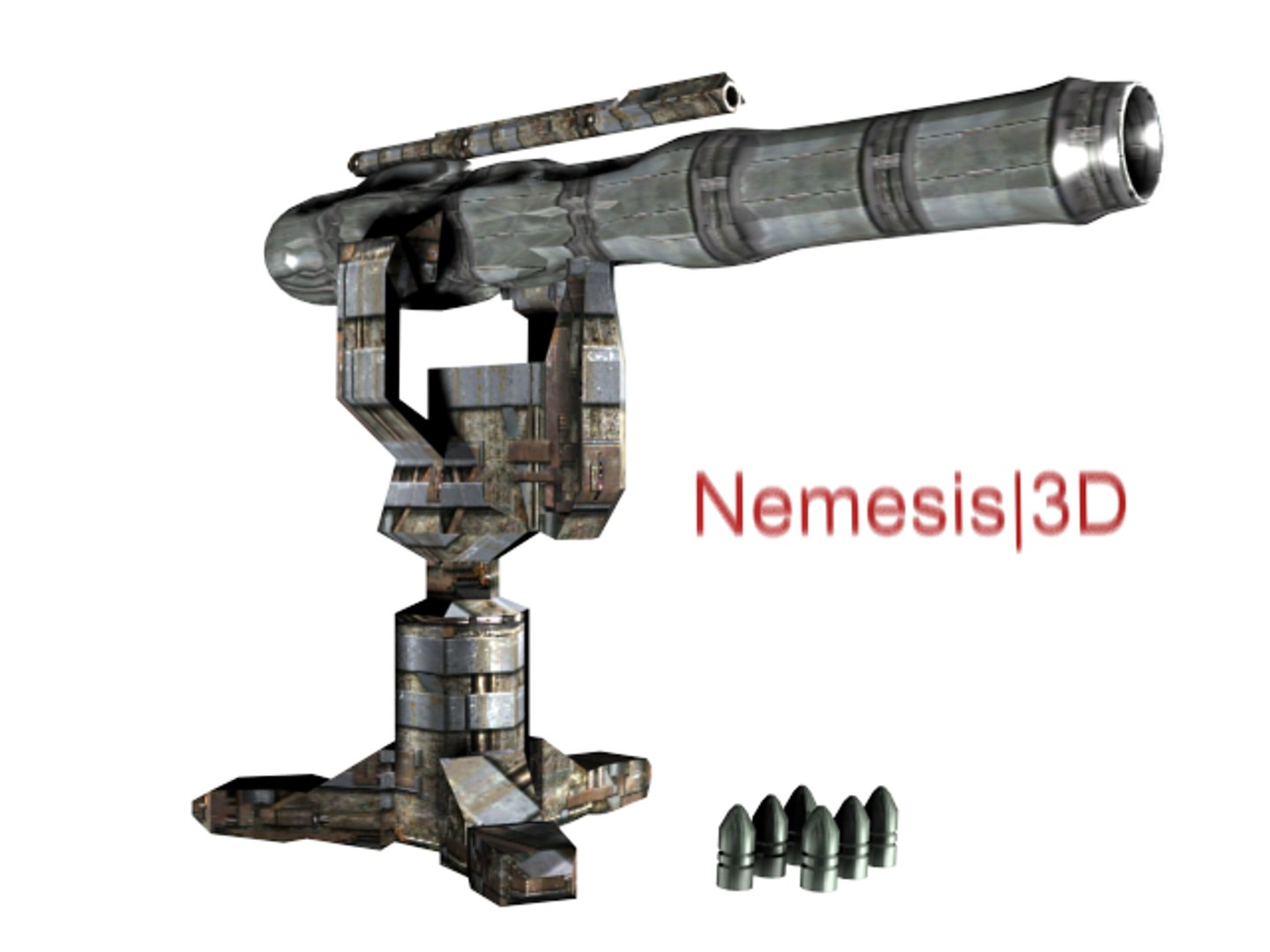 3d Model Rocket Launcher