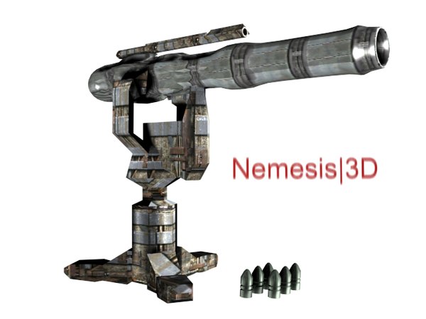 3d model rocket launcher