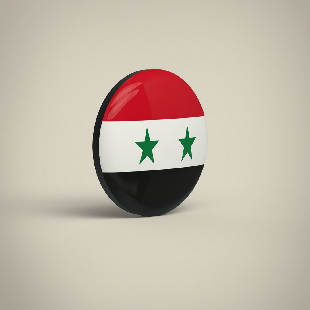 3D Syria Badge - TurboSquid 1854707