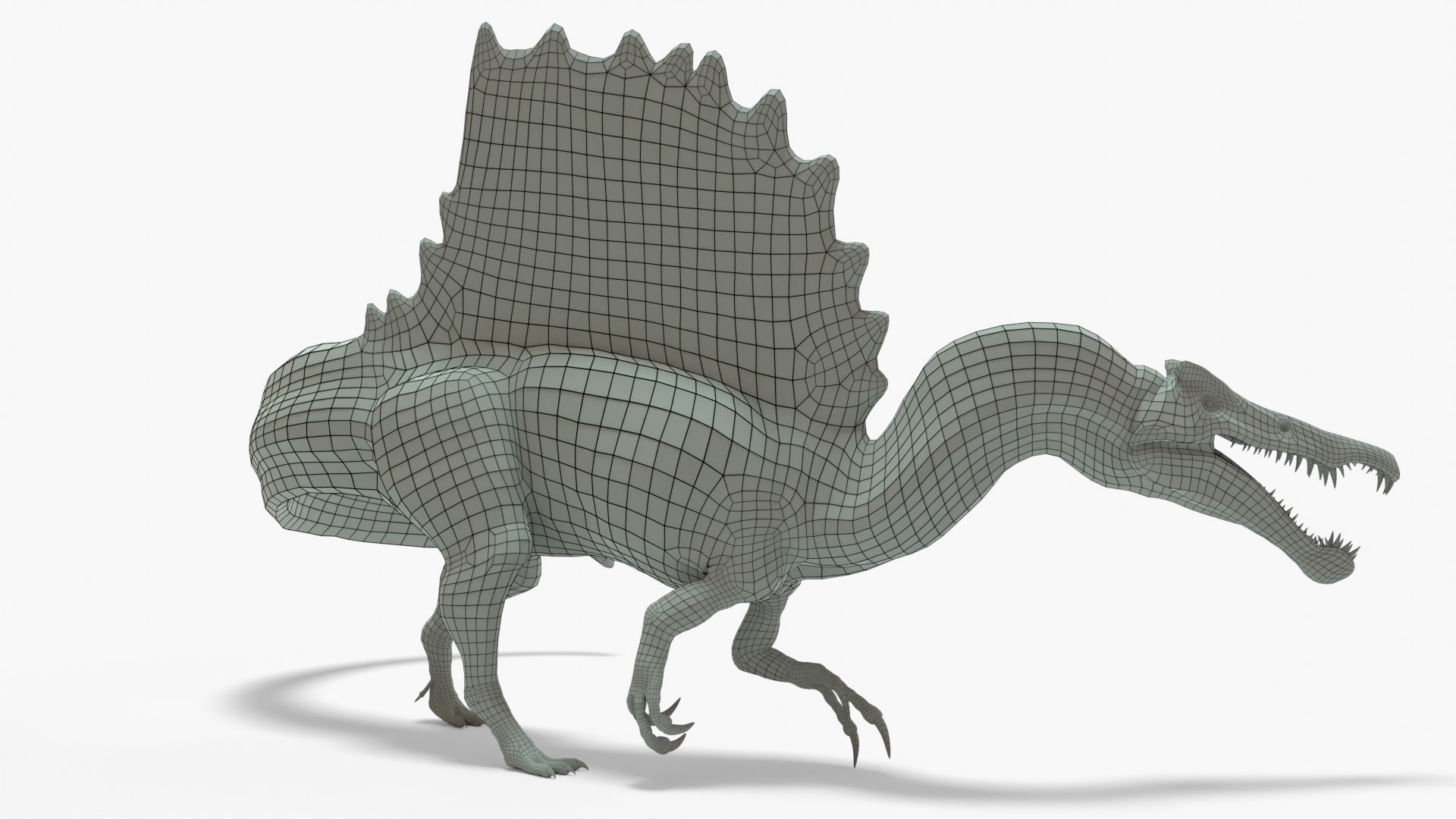 3D Spinosaurus Rigged Basemesh model - TurboSquid 2066754