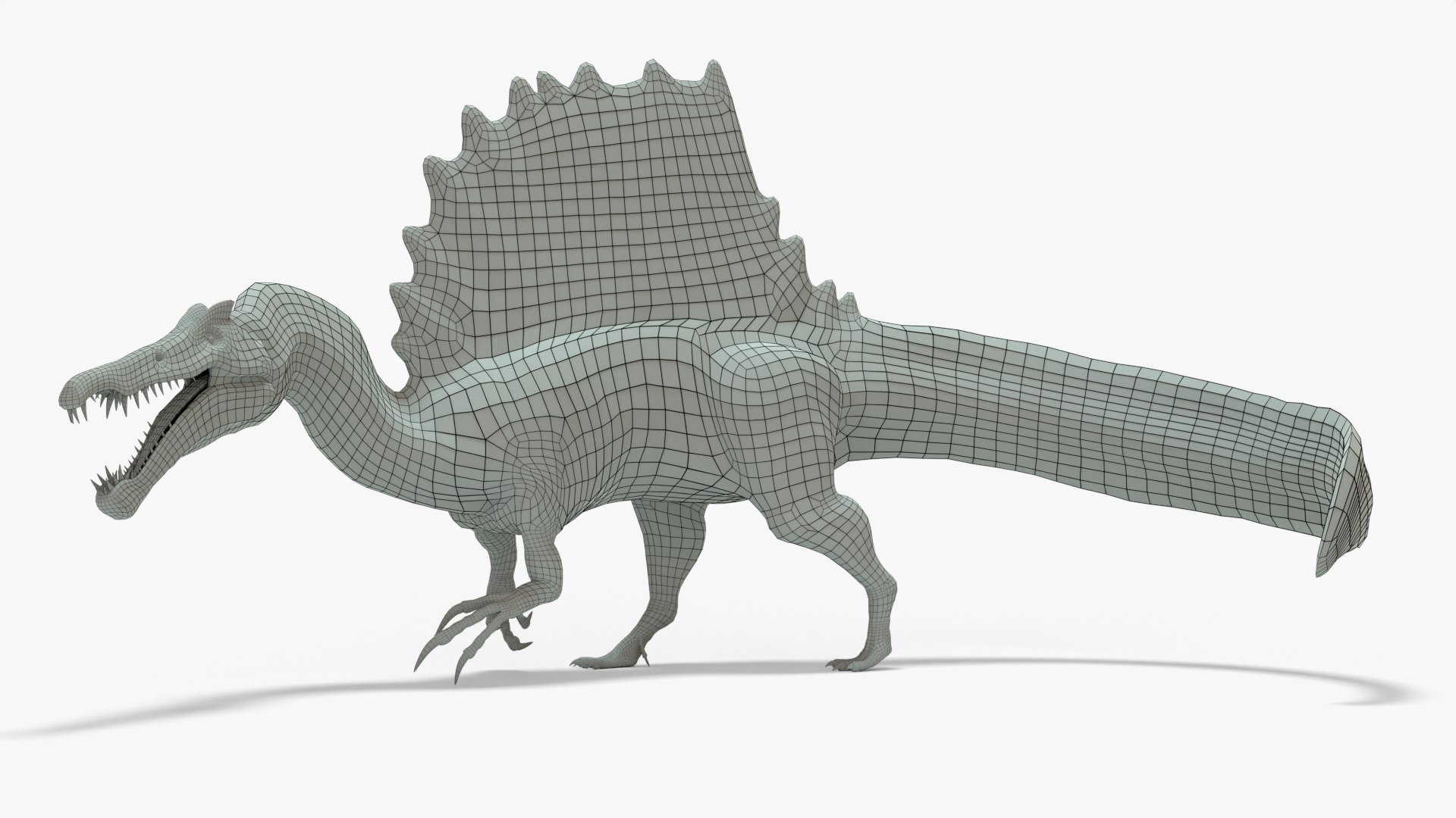 3D Spinosaurus Rigged Basemesh model - TurboSquid 2066754