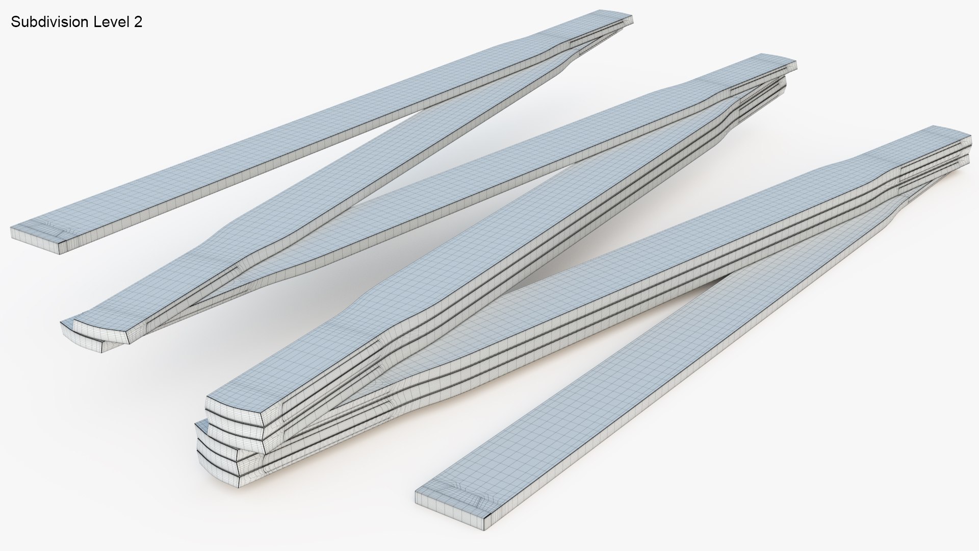 3D Folding Ruler - TurboSquid 1937812