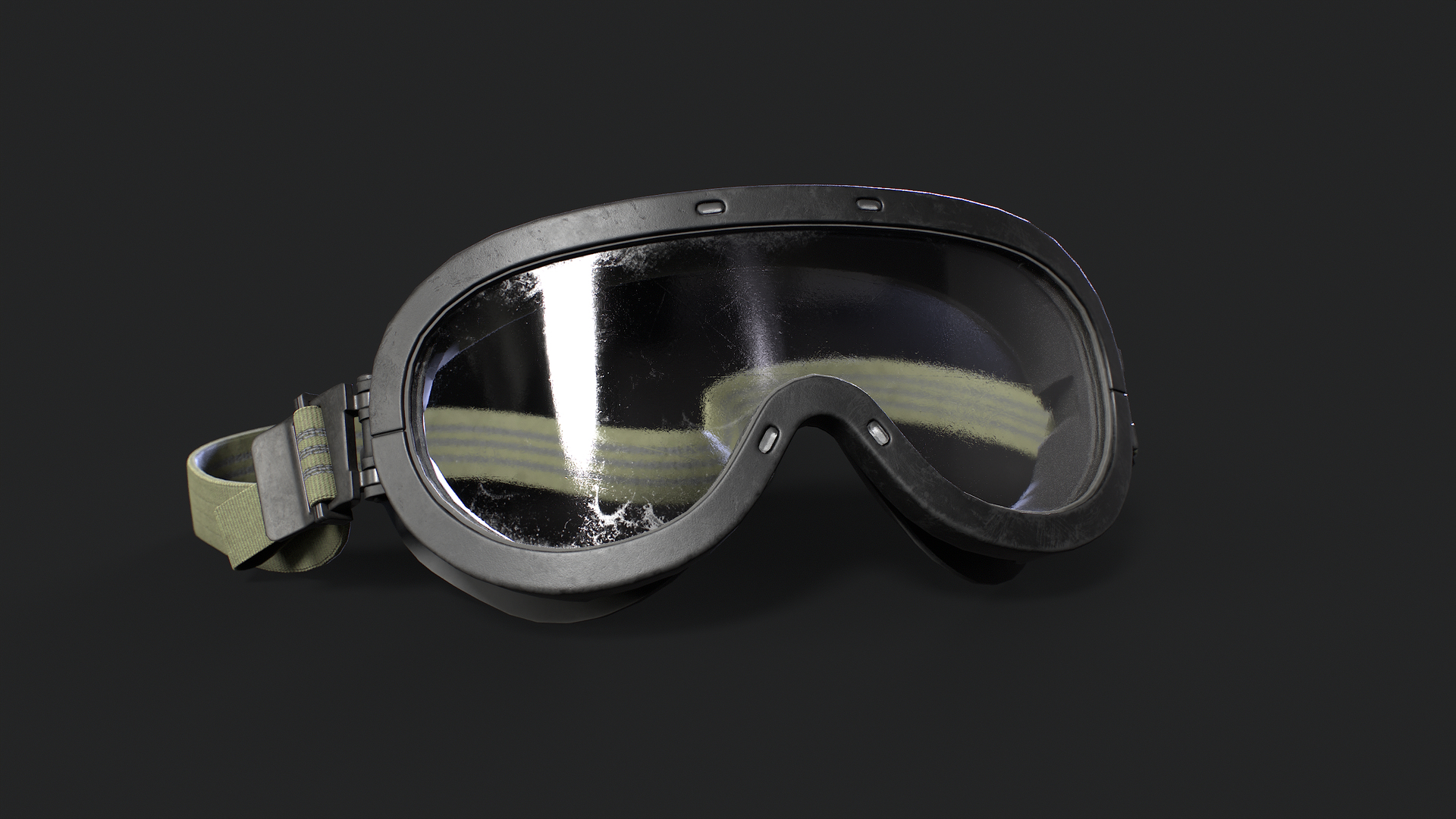 3D Ballistic Tactical Goggles - TurboSquid 2009527