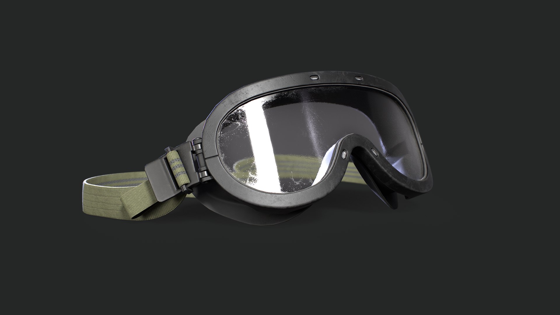 3D Ballistic Tactical Goggles - TurboSquid 2009527