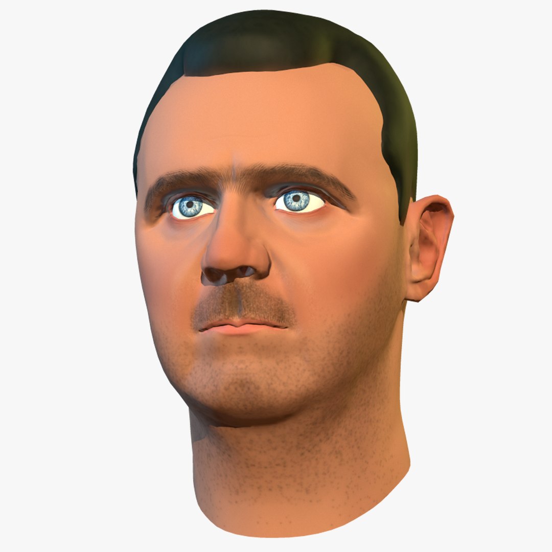 Head Bashar Assad Model - TurboSquid 1905832