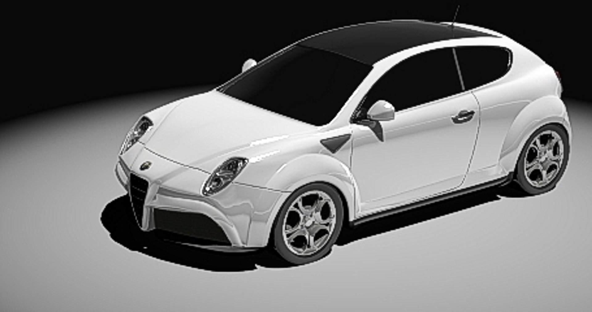 3d Max Alfa Mito Concept