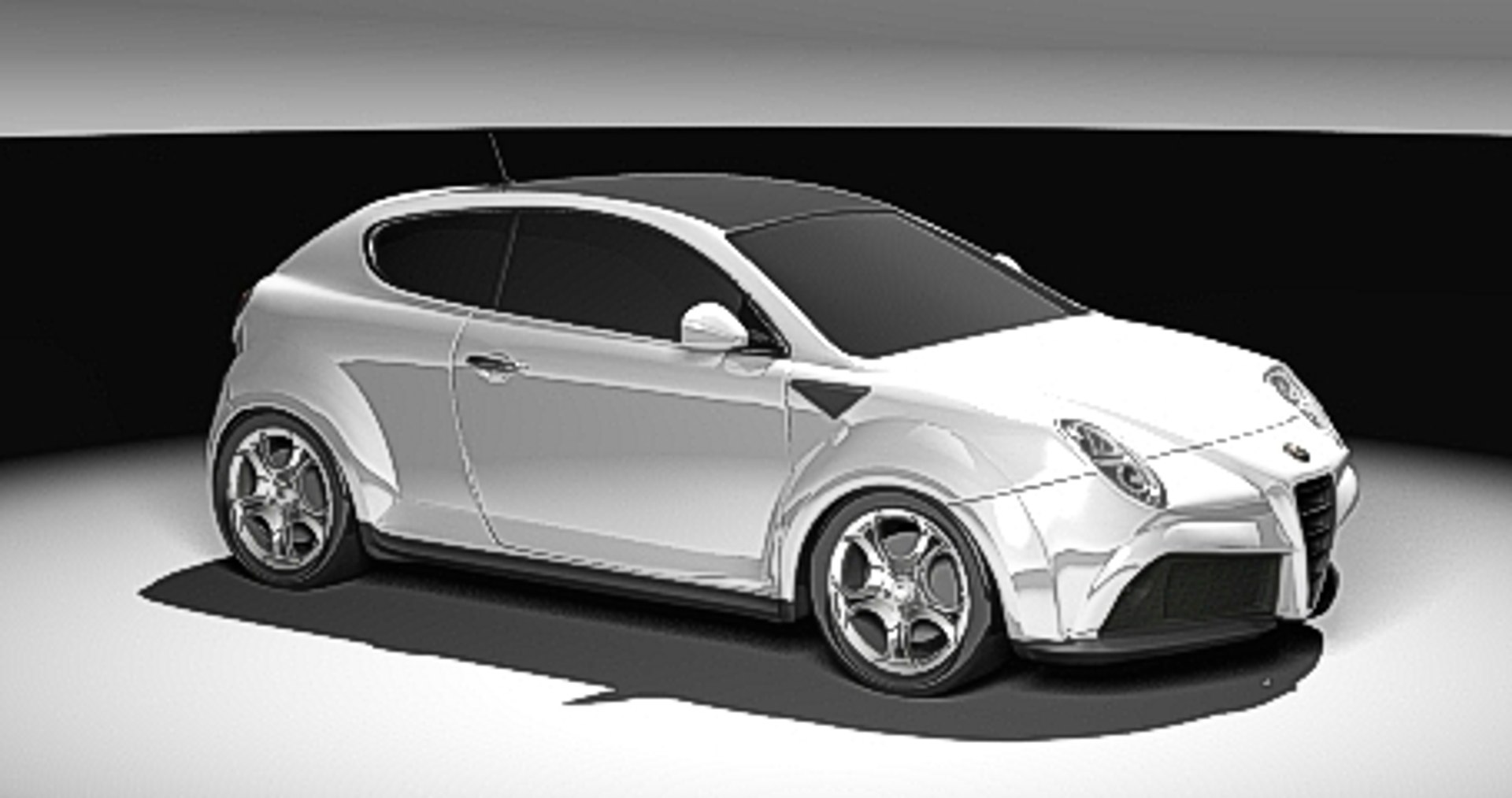 3d Max Alfa Mito Concept