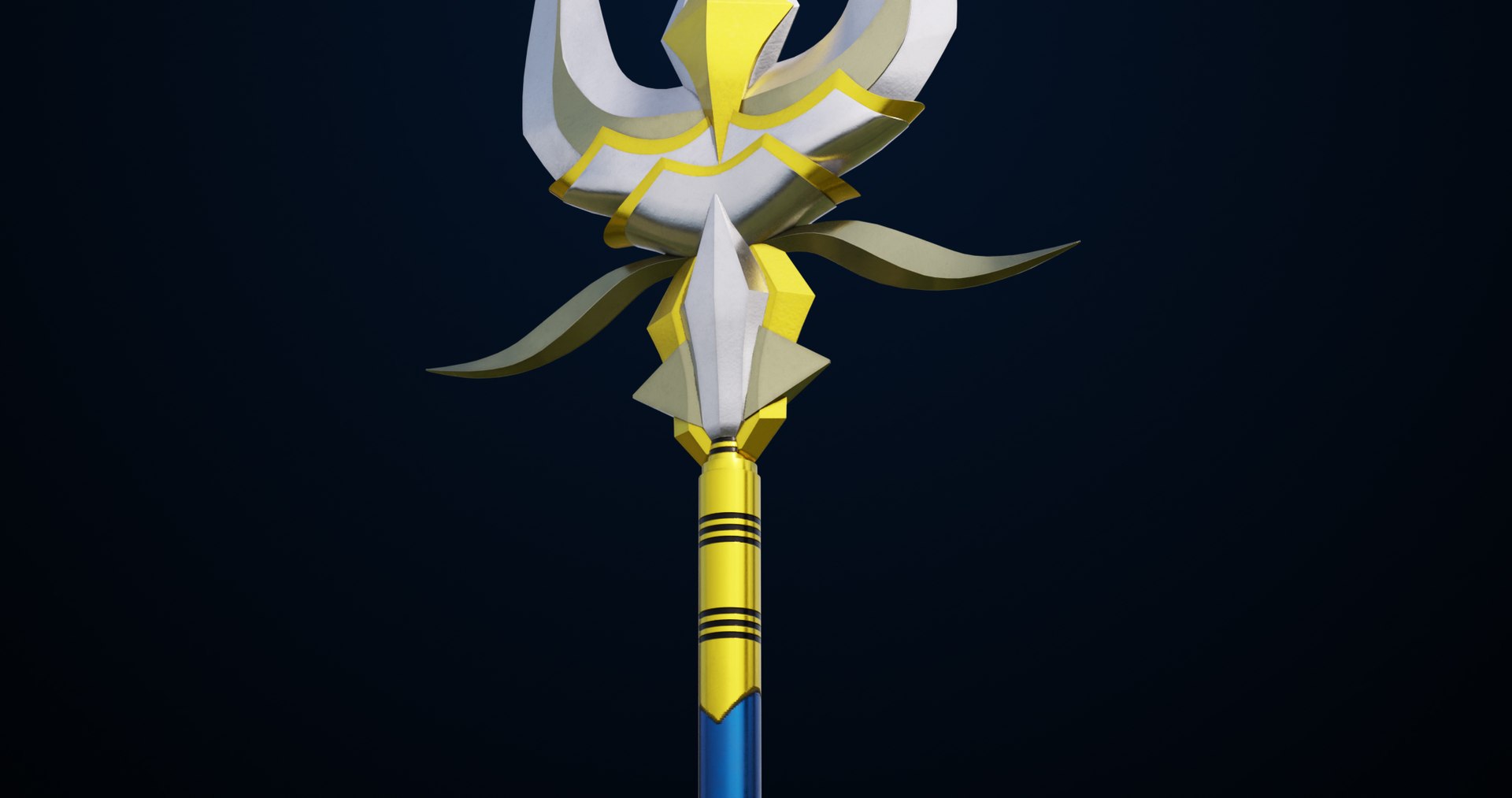 Medieval Trident 4 All PBR Unity UE Textures Included 3D Model ...