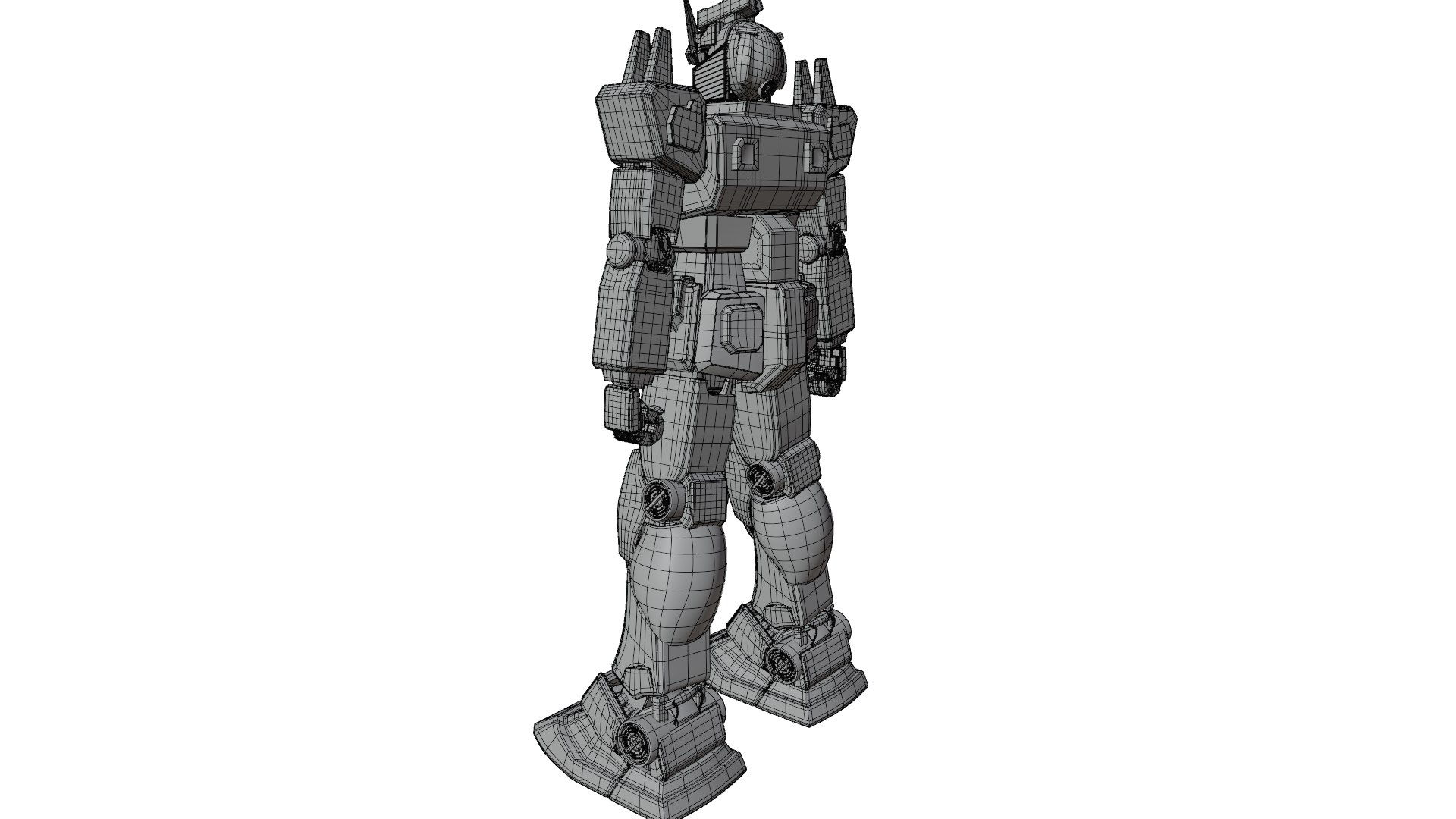 3D Model Giant Mecha Robot V3 Turbo - TurboSquid 2248066