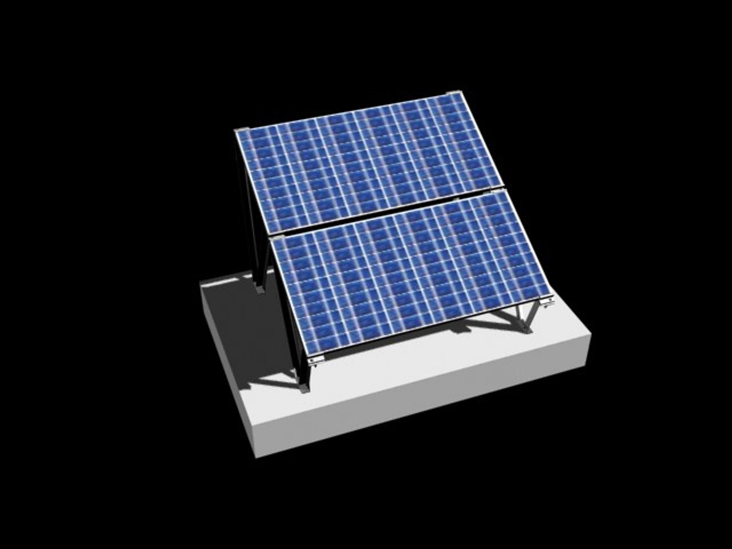 Solar Panel 3d Model