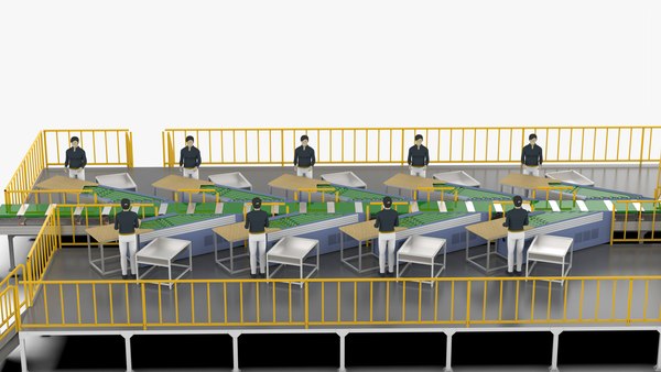 3D Express Intelligent Cross Belt Sorter - TurboSquid 1996746