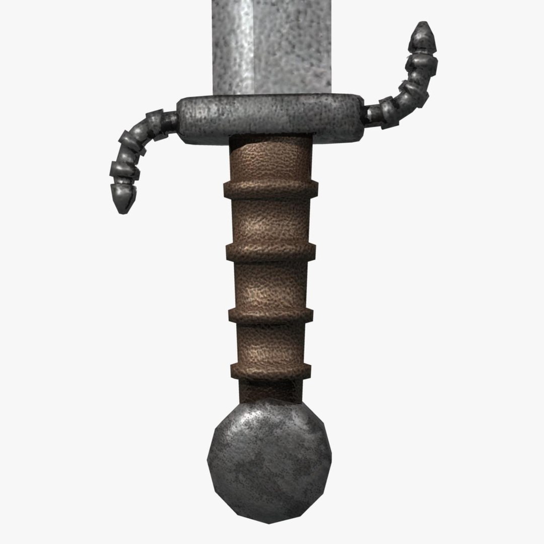 3d Model Medieval Falchion