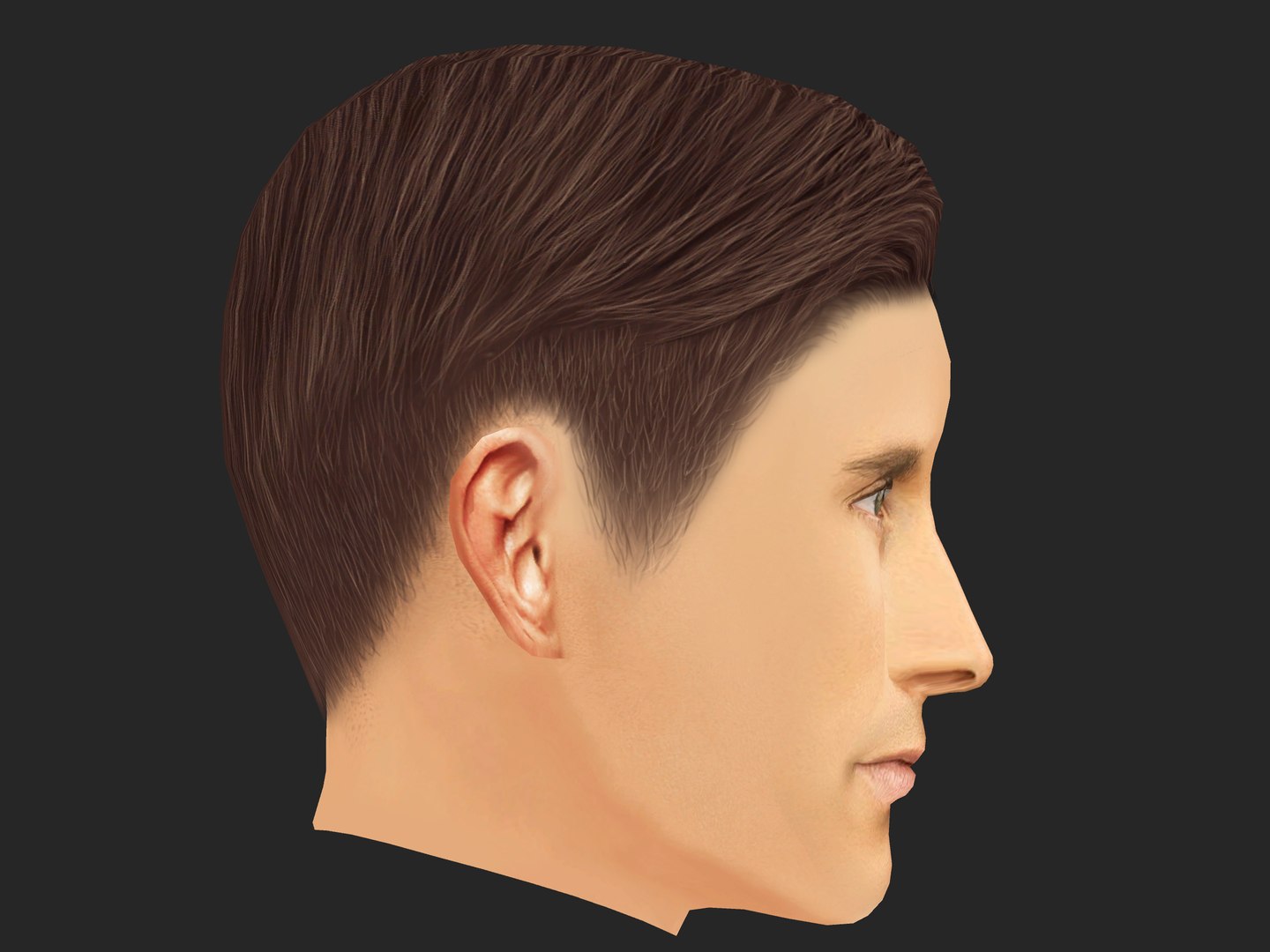 3D Short Hair Character Male - TurboSquid 1573310