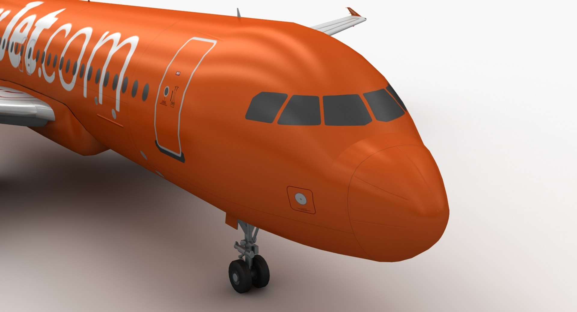 3d model airbus a320 easyjet